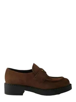 Prada Suede Loafers - Brown
