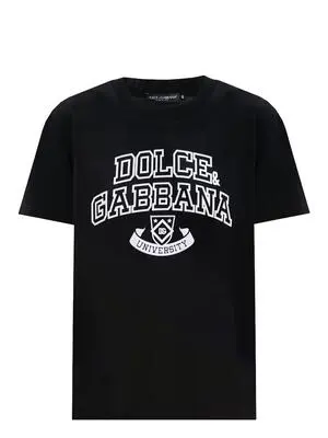 Dolce & Gabbana Graphic-print T-shirt - Black
