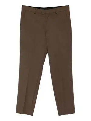 NOTRAINPROOF Pressed-crease Tailored Trousers - Brown