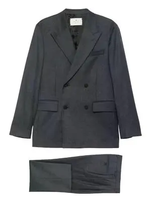 MANUEL RITZ Double-breasted Suit - 98 Grey