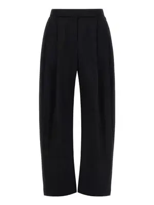 Herno Pleated Front Trousers - Black