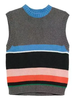 STINE GOYA Ribbed Knit Vest