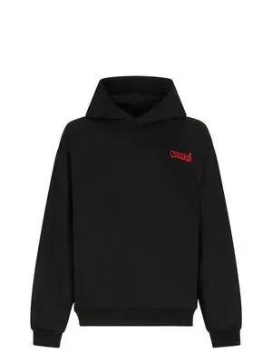 Marni Logo-print Cotton Hoodie - Black