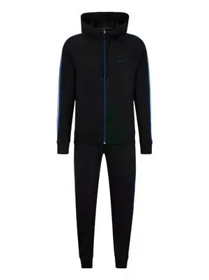 BOSS Hooded Stripe Tracksuit - Black