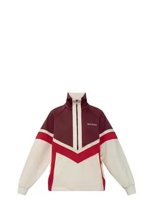 Palm Angels Chevron Zip Knitwear - Red
