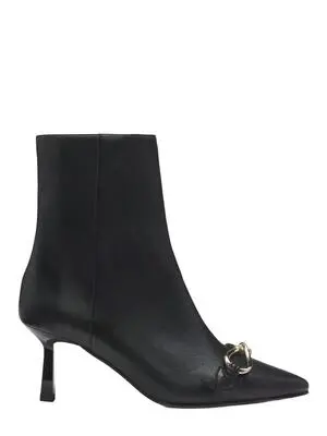 Hugo Knot-detail Ankle Boots - Black
