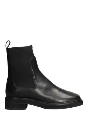 ANDREA CARRANO Elasticated Ankle Boots - Black