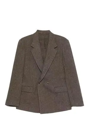 MARSEM Single-breasted Blazer - Brown