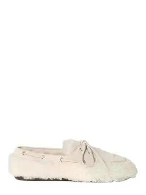 Miu Miu Shearling Loafers - Neutrals
