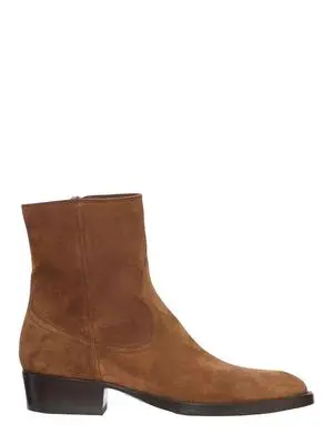 BUTTERO® Suede Ankle Boots - Brown