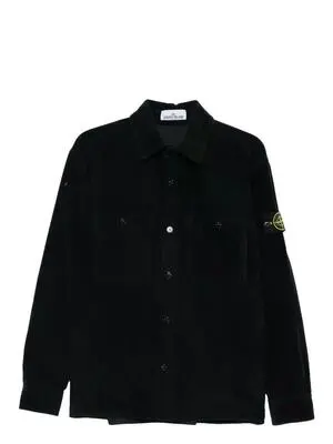 Stone Island Corduroy Shirt Jacket - Blue
