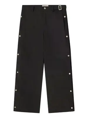 CARRER Snap Button Trousers - Black