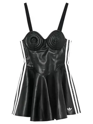 Adidas Faux-leather Dress - Black