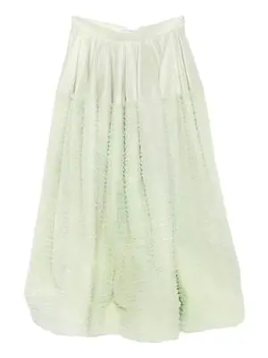Viktor & Rolf Ruffled A-line Skirt - Green