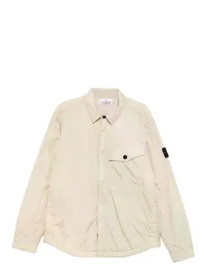 Stone Island Buttoned Flap-pocket Shirt - Neutrals
