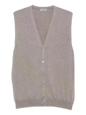 GRAN SASSO Gran Sasso V-Neck Buttoned Vest