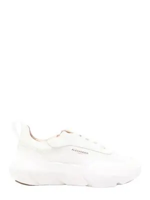 ALEXANDER SMITH Leather Sneakers - White