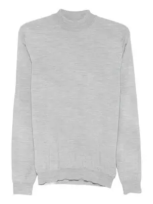 ZANONE Mock-neck Long-sleeve Sweater - Grey