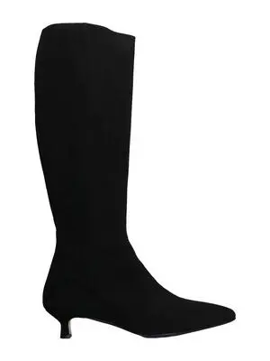 L ARIANNA Pointed Knee High Boots - Black