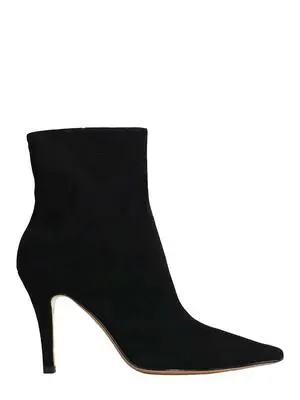 Lola Cruz 90mm Pointed Boots - Black