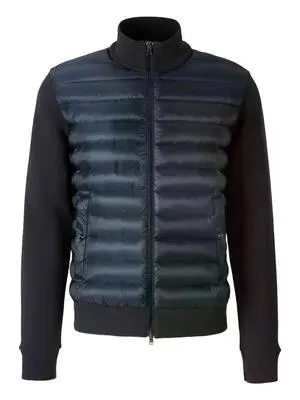 HERNO Ribbed High-Neck Jacket