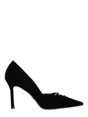 Lola Cruz 95mm Daurel Pointed-toe Pumps - Black