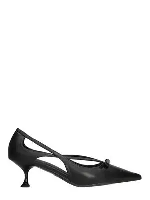 Lola Cruz 55mm Tina Pumps - Black