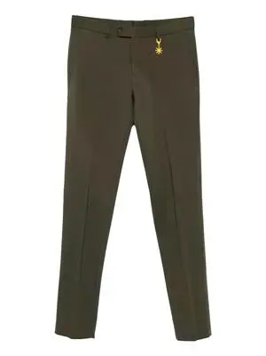 MANUEL RITZ Charm-detail Trousers - Green