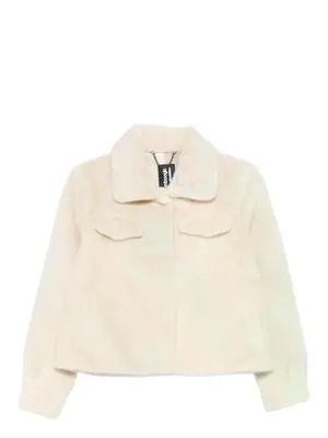 BOMBOOGIE Faux-fur Jacket - Neutrals