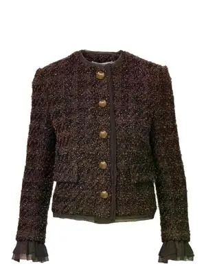 Veronica Beard Button-front Jacket - Brown