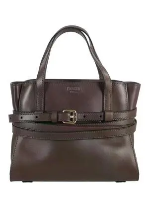 Moschino Buckle-strap Tote - Brown