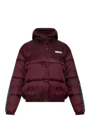Emporio Armani Hooded Logo Jacket - Red