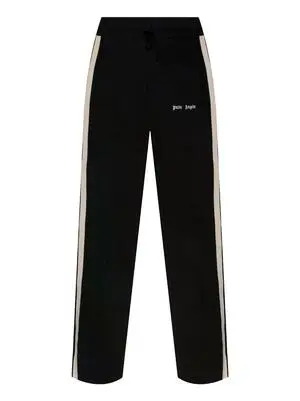 Palm Angels Logo-embroidered Track Pants - Black