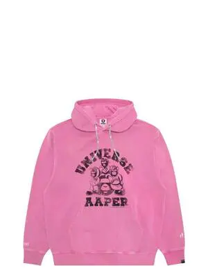 AAPE BY *A BATHING APE® Printed Hooded Sweater - Pink