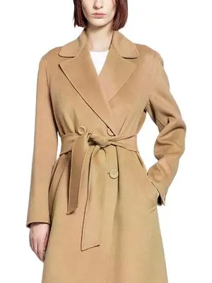 Max Mara Canneti Double-breasted Coat - Neutrals