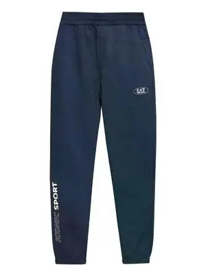 Emporio Armani Logo-print Track Pants - Blue