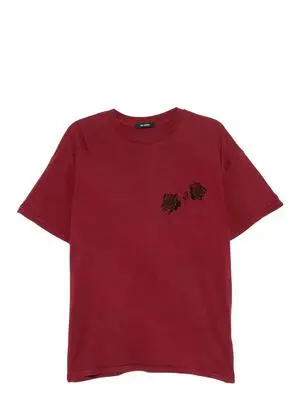 WILLY CHAVARRIA Rose-print T-shirt - Red