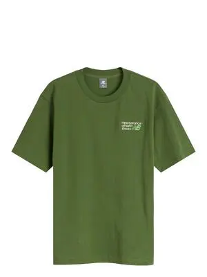 NEW BALANCE Athletics Premium Logo T-shirt - Dark Alpine Green