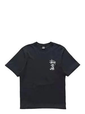 StÜssy Dragon-embellished T-shirt - Black
