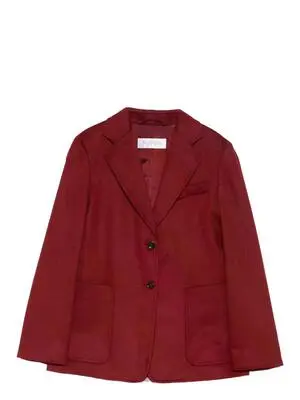 Max Mara Single-breasted Blazer - Red