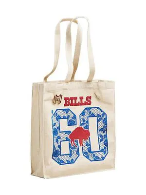 Mitchell & Ness Canvas NFL Team Tote Bag Bills