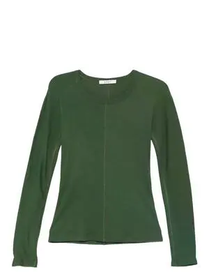 6397 Seam-detail T-shirt - Green