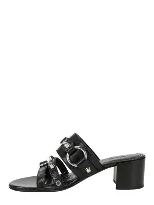 Balenciaga City Sandal - Black & Silver