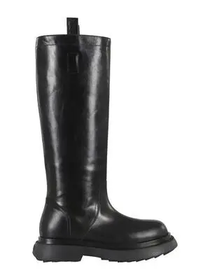 3JUIN Pull-on Knee-high Boots - Black