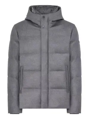 DUNO Winsor Hooded Puffer Jacket - Grey