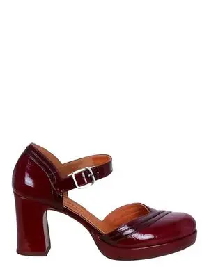 Chie Mihara Dagne Sucre Platform Strap Pumps - Red