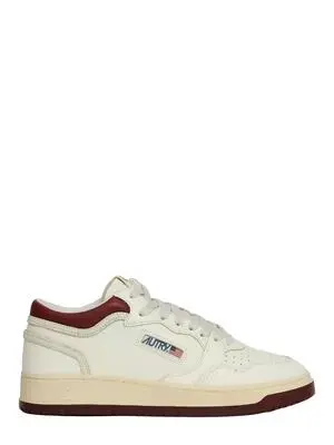 AUTRY Med-way Mid Leather Sneakers - Neutrals