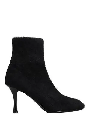 Lola Cruz Stiletto Heel Boots - Black