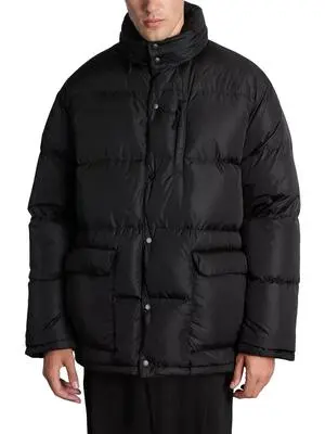 Aspesi Hooded Padded Jacket - Black