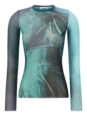 JEAN PAUL GAULTIER Long-sleeve Top - Blue